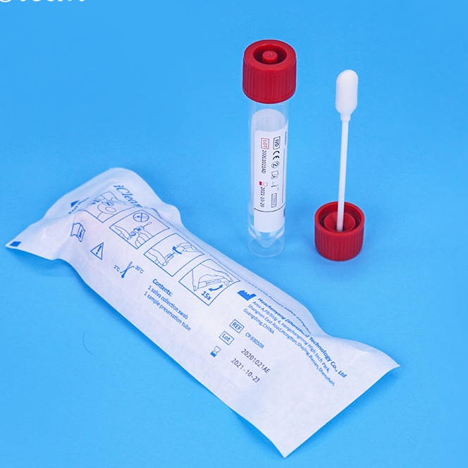 Saliva Swab Collection Kit, Foam Swab Test - A professional supplier of ...
