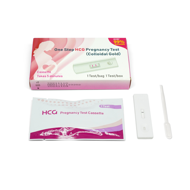 Easy at-home Pregnancy Test Cassette (Colloidal Gold) - A professional ...