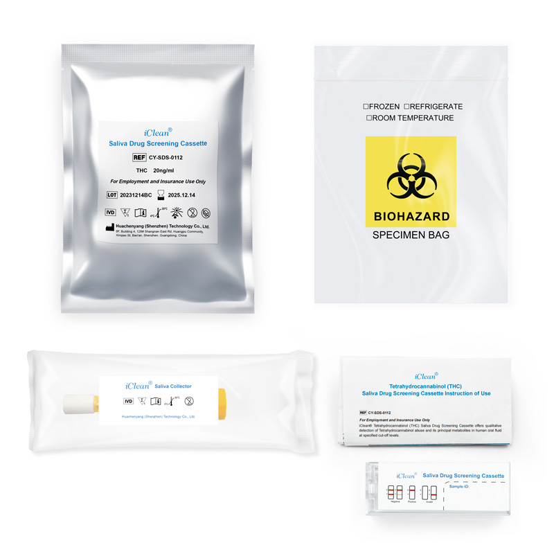 Casete de detección de drogas en saliva con tetrahidrocannabinol (THC ...